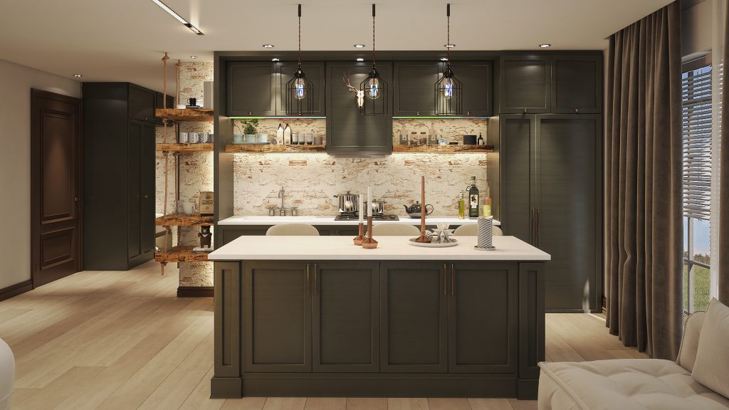 Rustic stiliaus virtuvė - Homilo